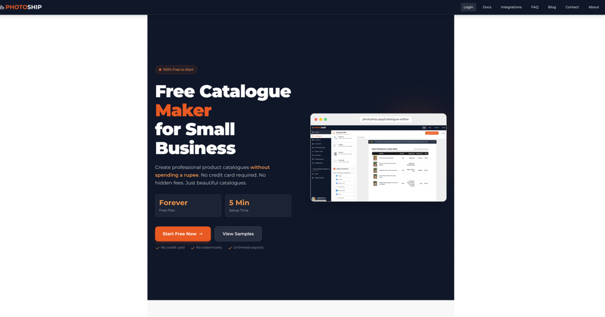 Create Product Catalogue from Photos Online | Photoship